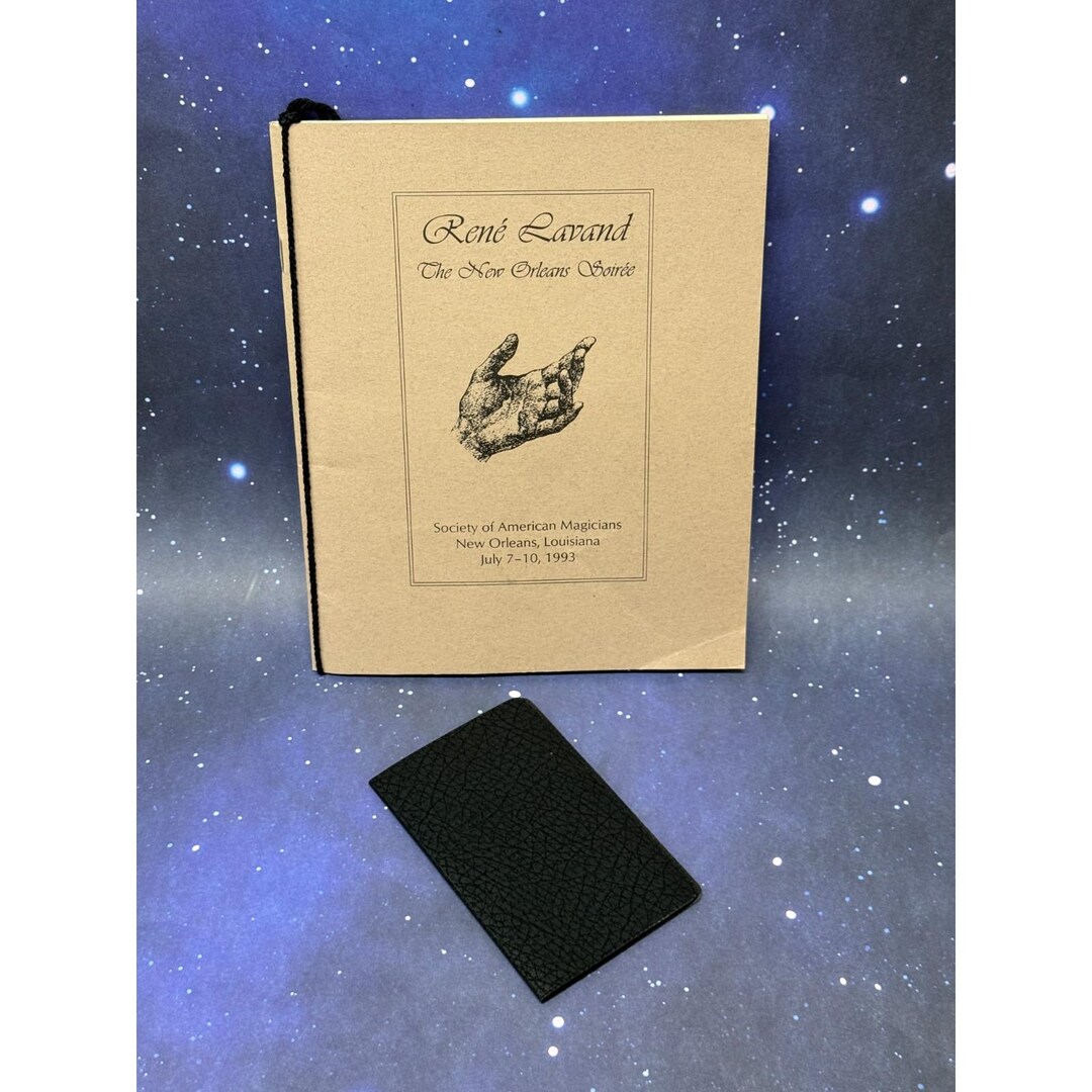 RARE René Lavand New Orleans Soirée Card Trick Booklet & Cards 1993 ...