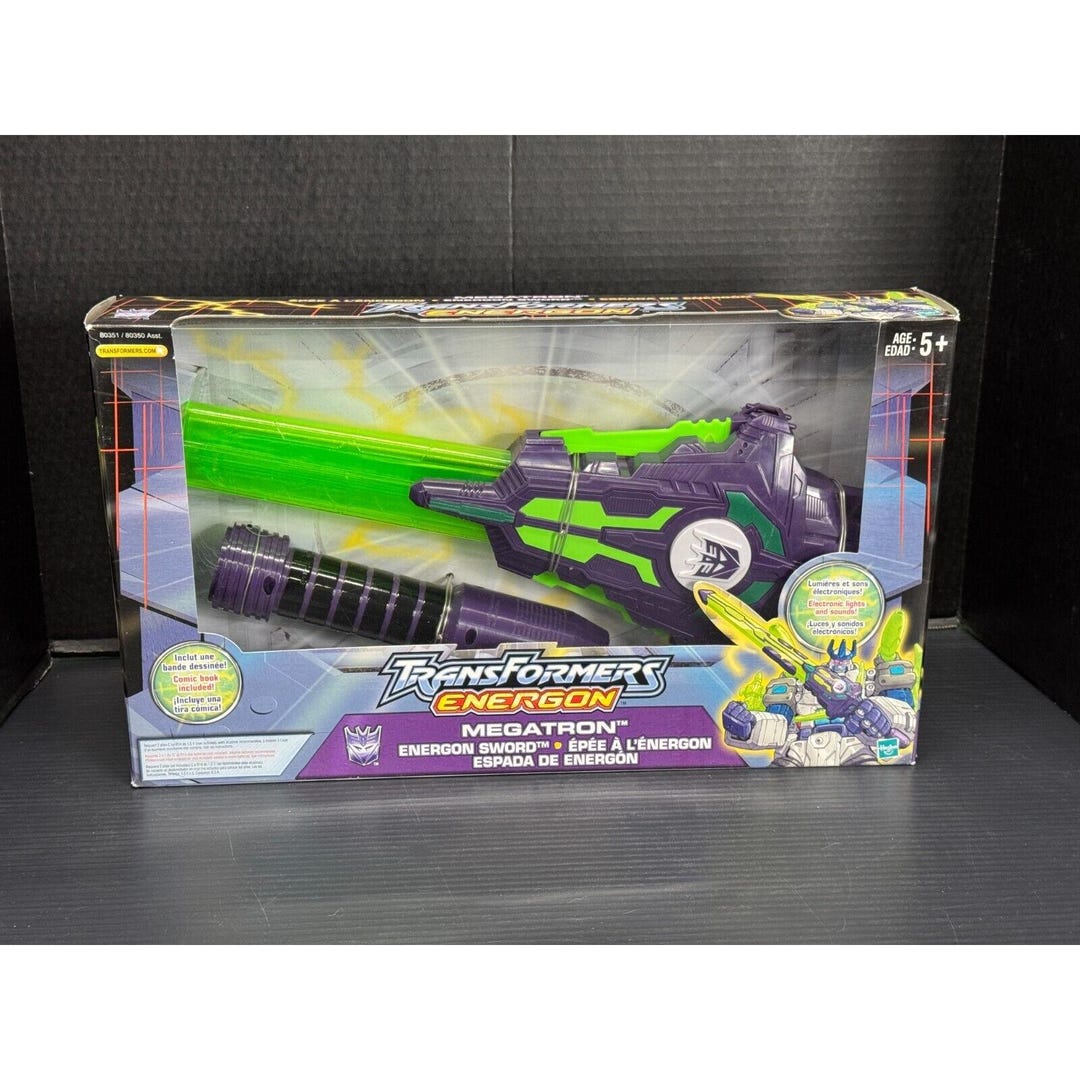 Transformers Energon Megatron Energon Sword 2003 RARE Alternate ...