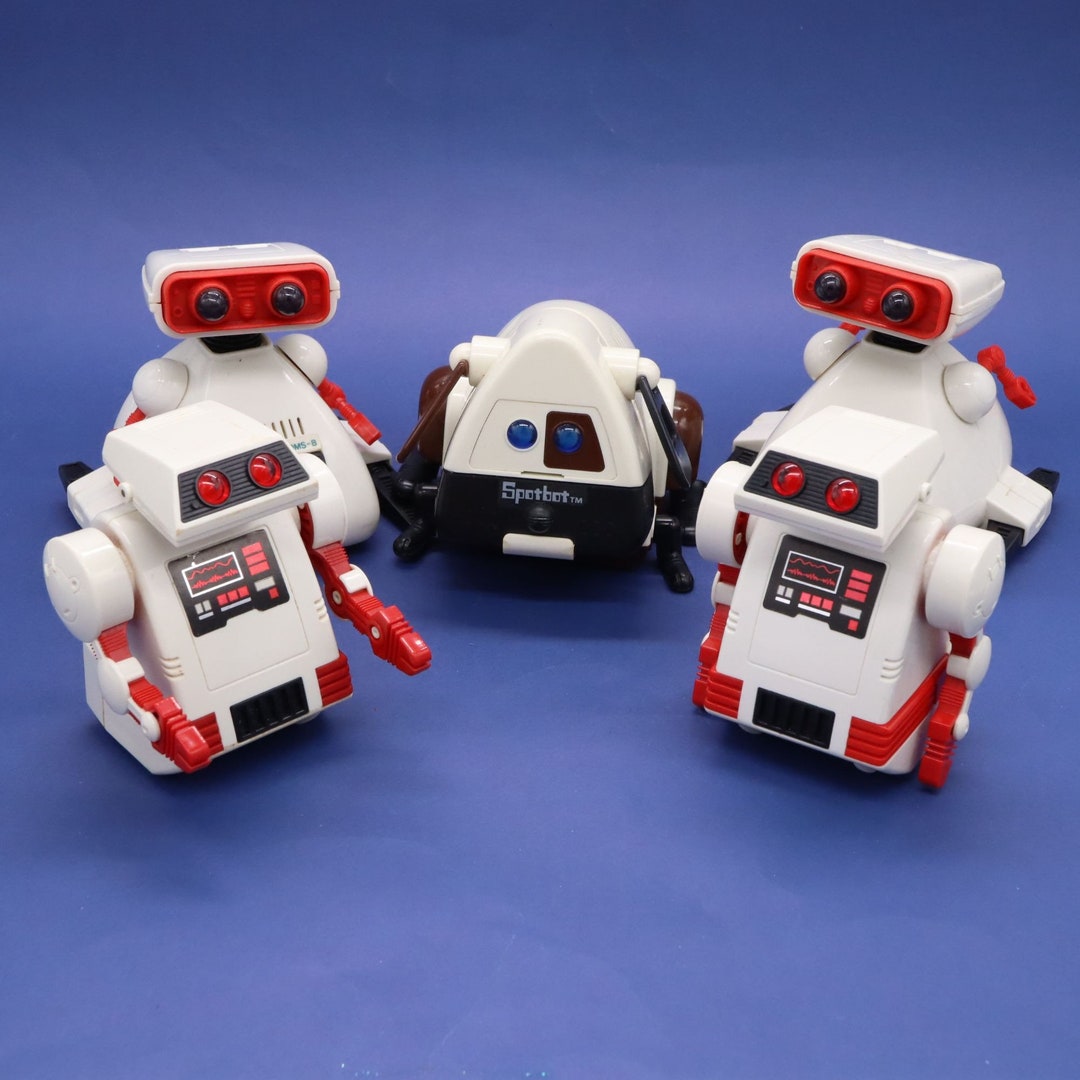 Vintage TOMY Robot Lot Not Working 2x OMS-B, 2x Flipbot, 1x Spotbot - Etsy