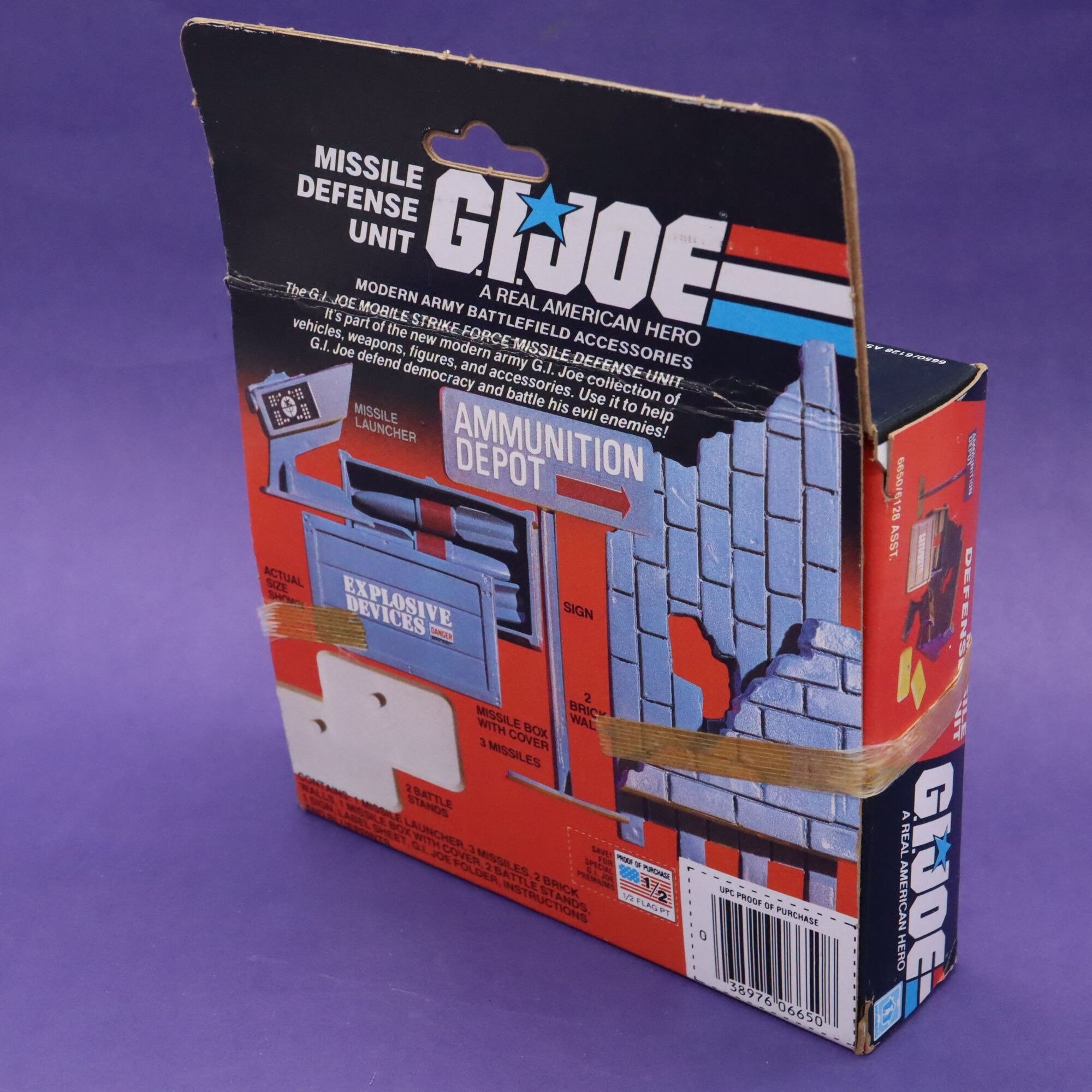 GI Joe Missile Defense Unit Contents Sealed in Open Box Vtg - Etsy