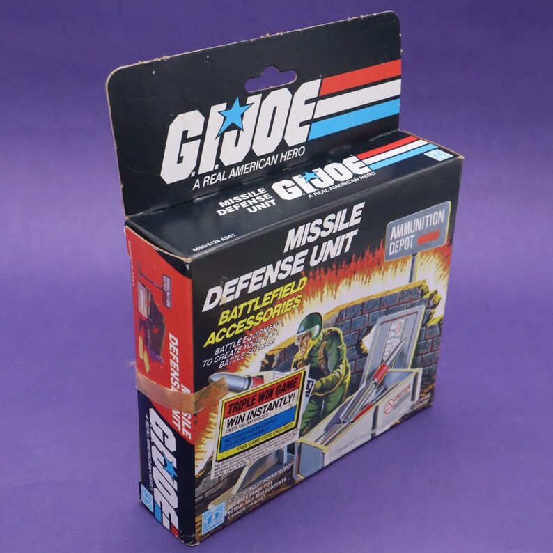 GI Joe Missile Defense Unit Contents Sealed in Open Box Vtg - Etsy