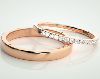 Thin Wedding Ring - Etsy UK