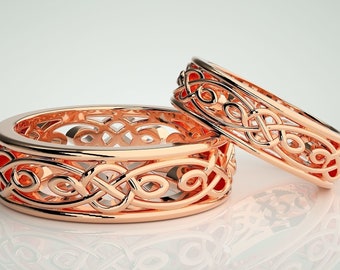 Filigree Wedding Band - Etsy