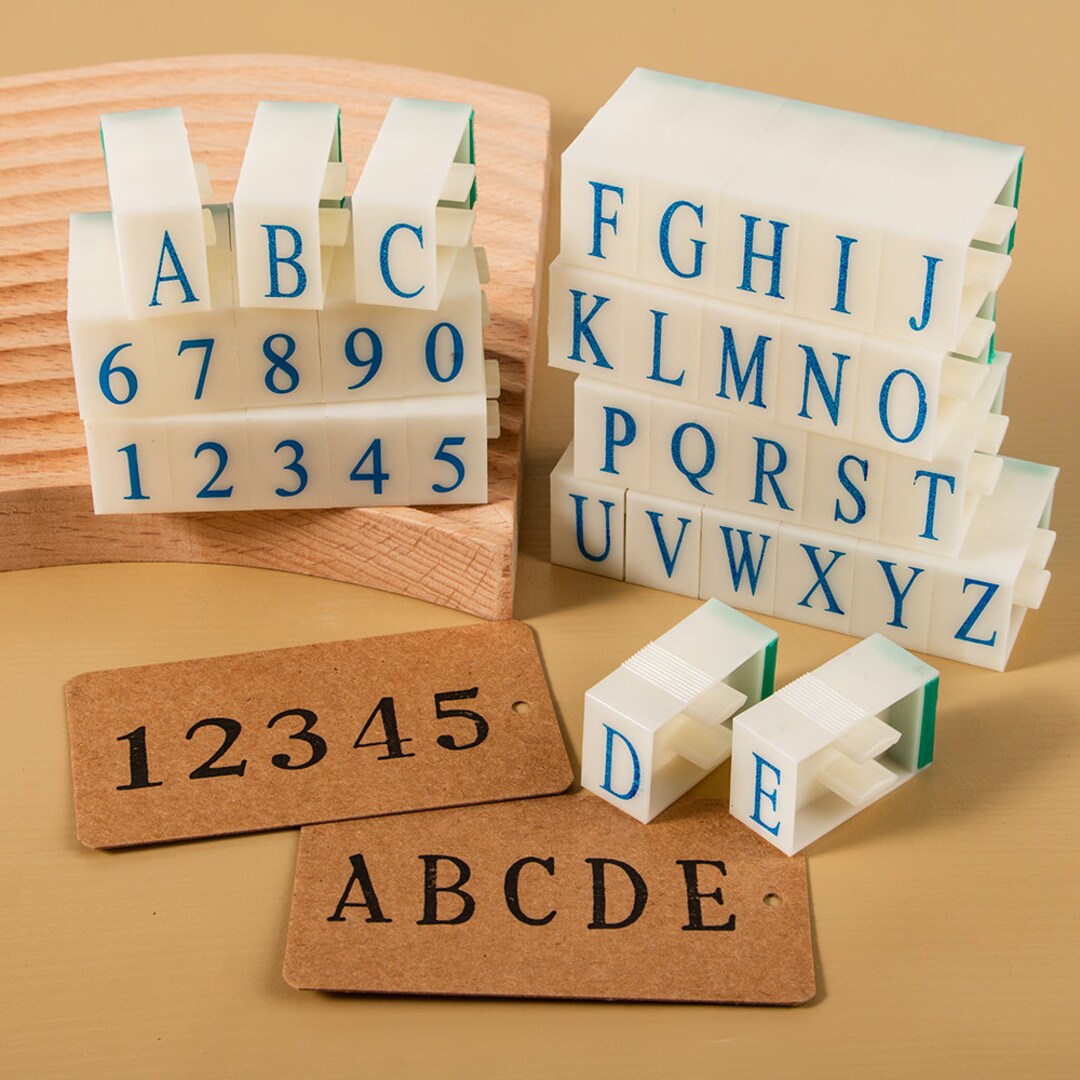 Alphabet/number/symbol Rubber Stamps, DIY Marker Stamps, Sticky Note ...