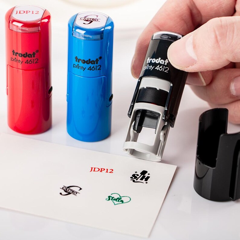 12mm Mini Self Inking Stamp, Small Hand Stamps, Custom Mini Stamp ...