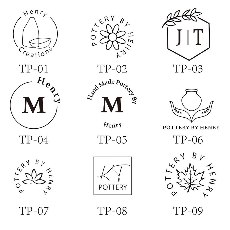 Personalised Pottery Stamp Custom Acrylic Ceramics Stamp - Etsy