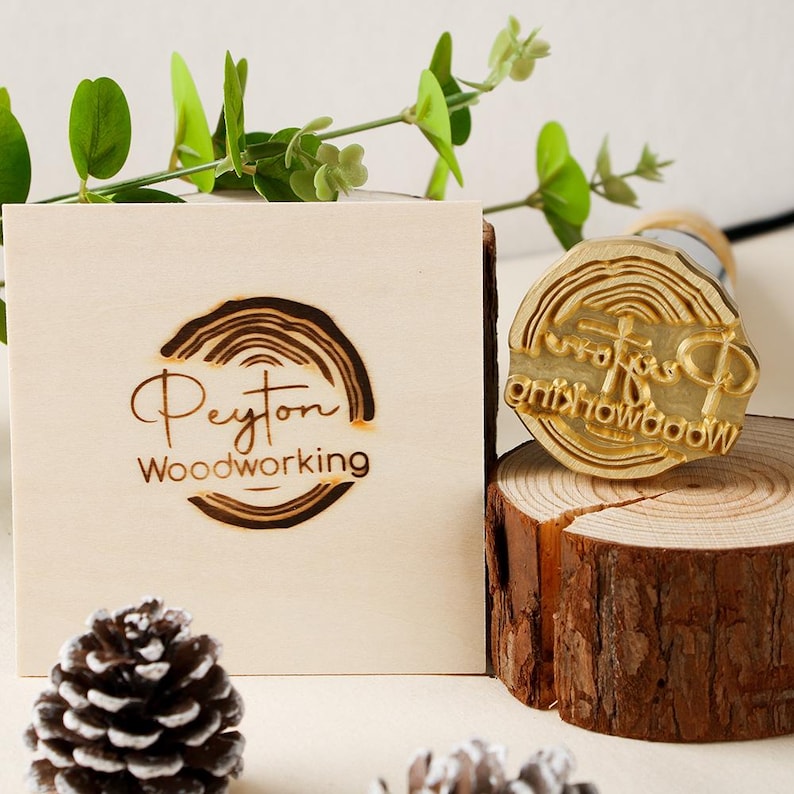 Custom Handcrafted Signature Stamp, Custom Wood Leather Logo, Branding ...