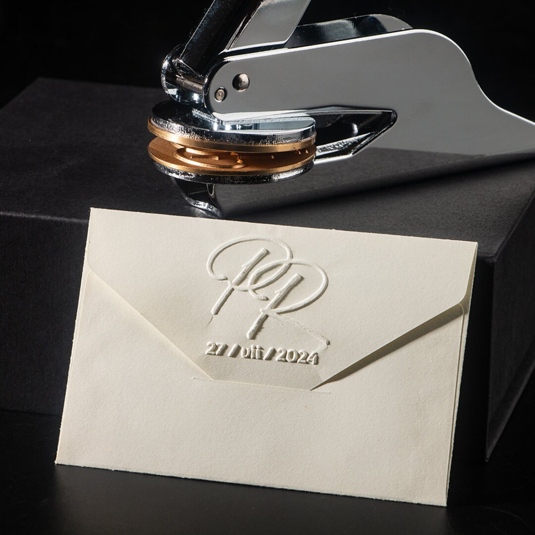 Embosser Seal Stamp Set, Custom Any Logo Embosser Seal Stamp, From the ...