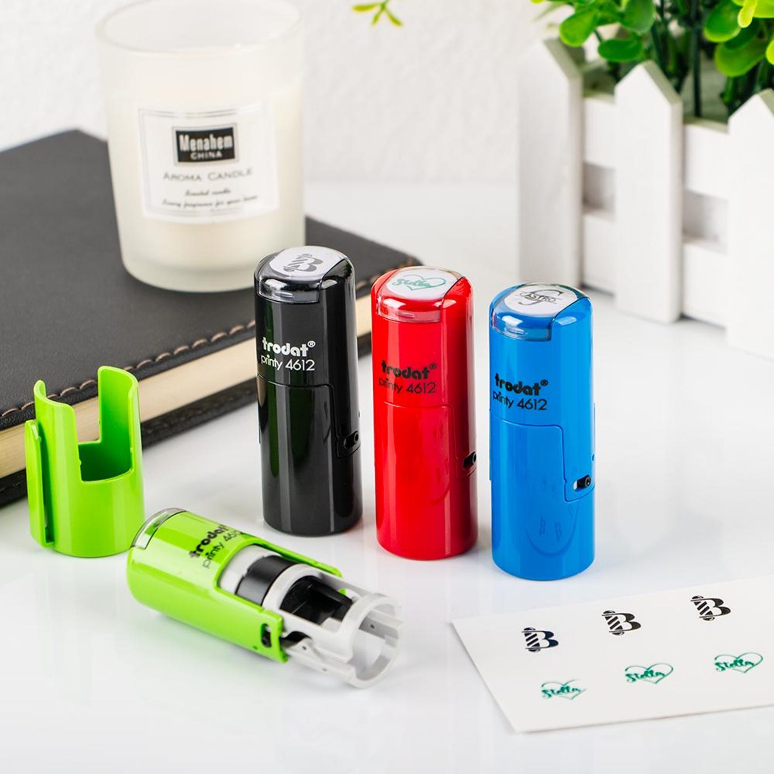 12mm Mini Self Inking Stamp, Small Hand Stamps, Custom Mini Stamp ...