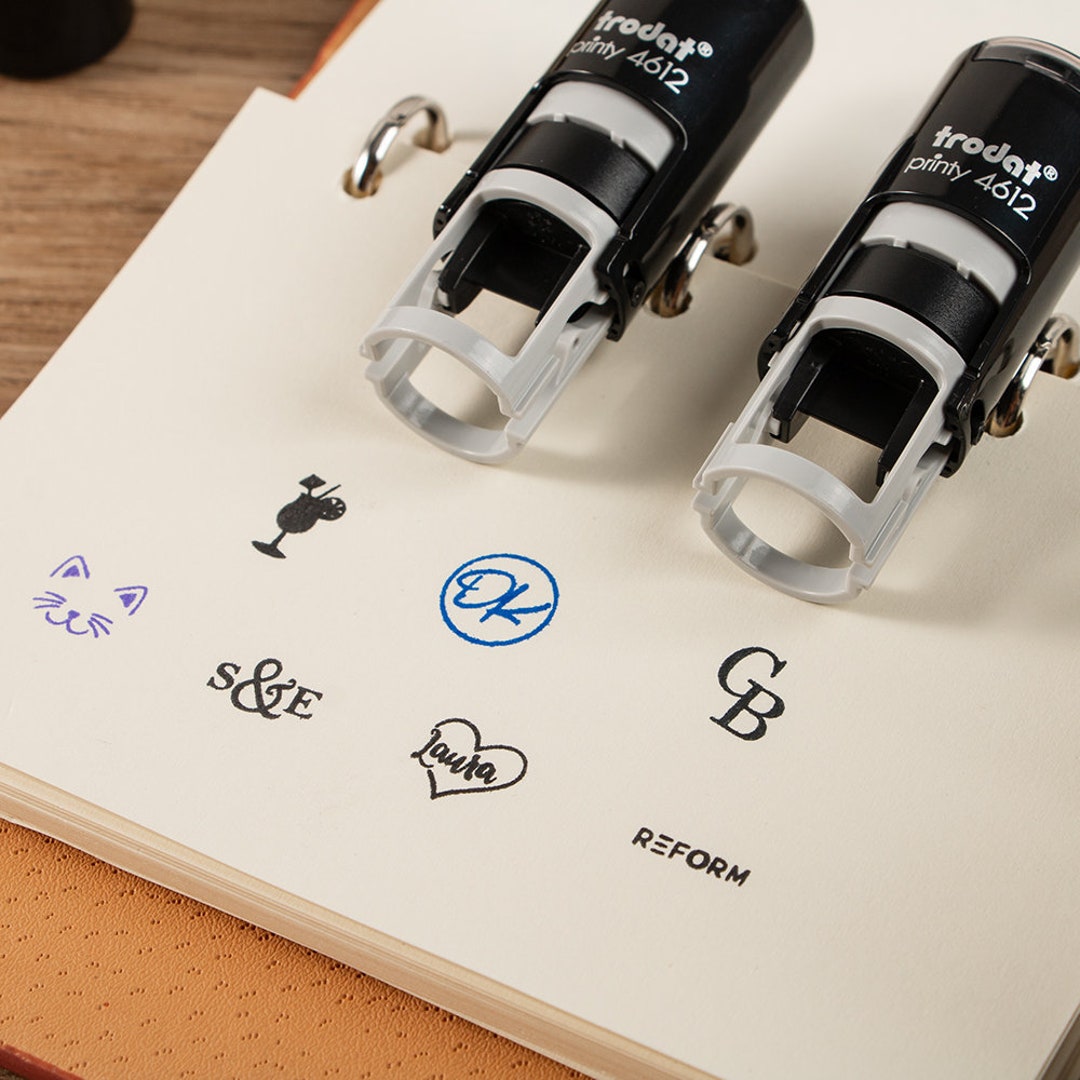 Mini Letter Stamp, Monogram Loyalty Stamp, Stamp for Diy Crafts, Loyalty Card Stamp, Custom Card ...