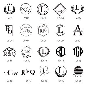 Mini Letter Stamp, Monogram Loyalty Stamp, Stamp for Diy Crafts ...