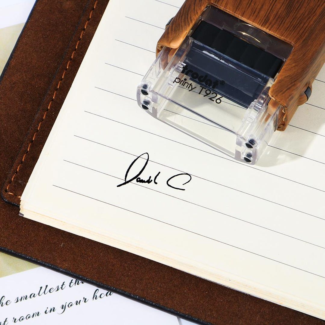 Customize Your Signature Stamp, Custom Personalized With Name ...