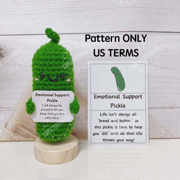 Emotional Support Pickle - Etsy