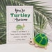 You're TURTLEY AWESOME Stuffed Turtle, Cheer up Gift for Coworker ...