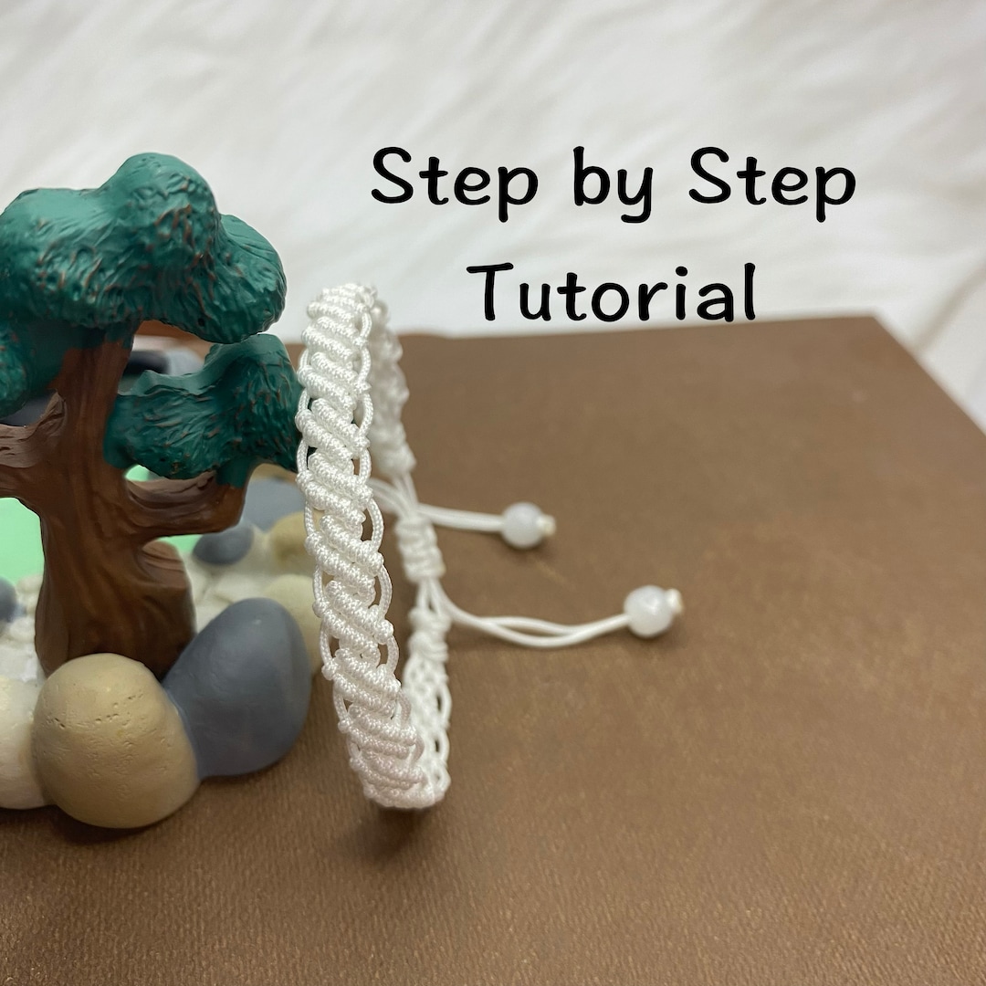 Summer Macrame Bracelet Tutorial for Beach,adjustable Handmade Braided ...