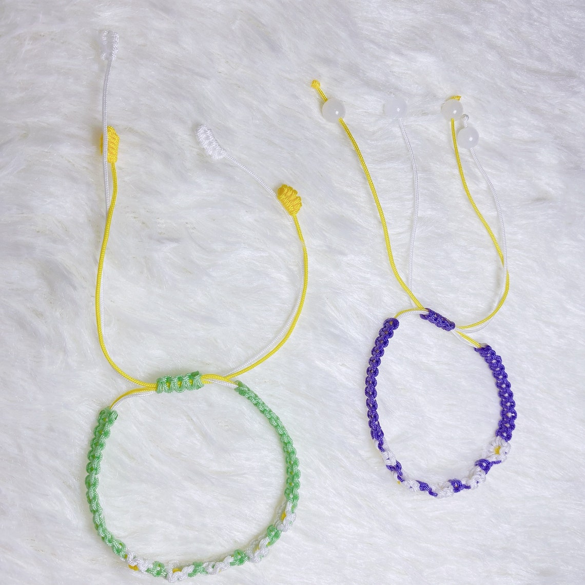 Daisy Macrame Bracelet Pattern Adjustable Friendship Bracelet - Etsy