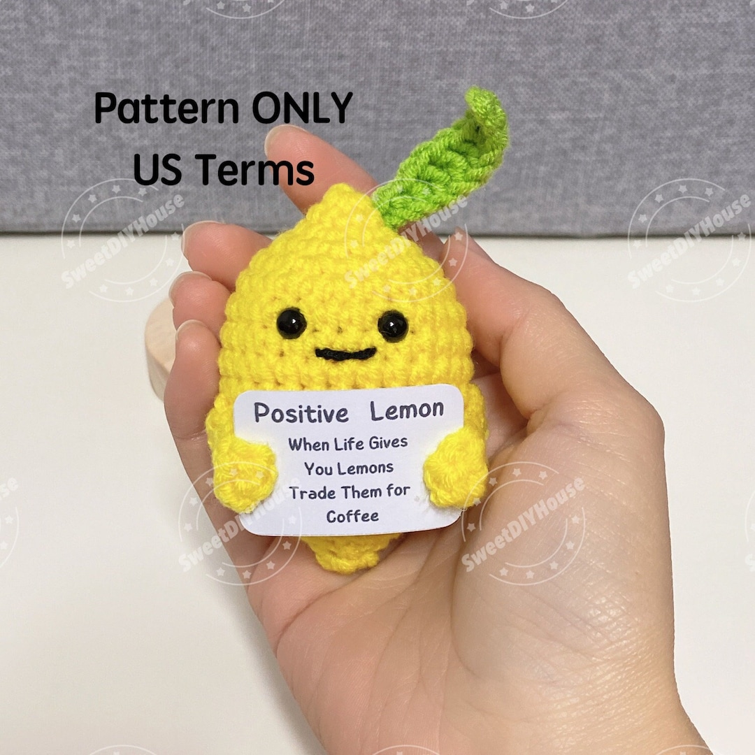 Positive Lemon Pattern US English Terms, Pick Me Up,coffee Table Decor ...