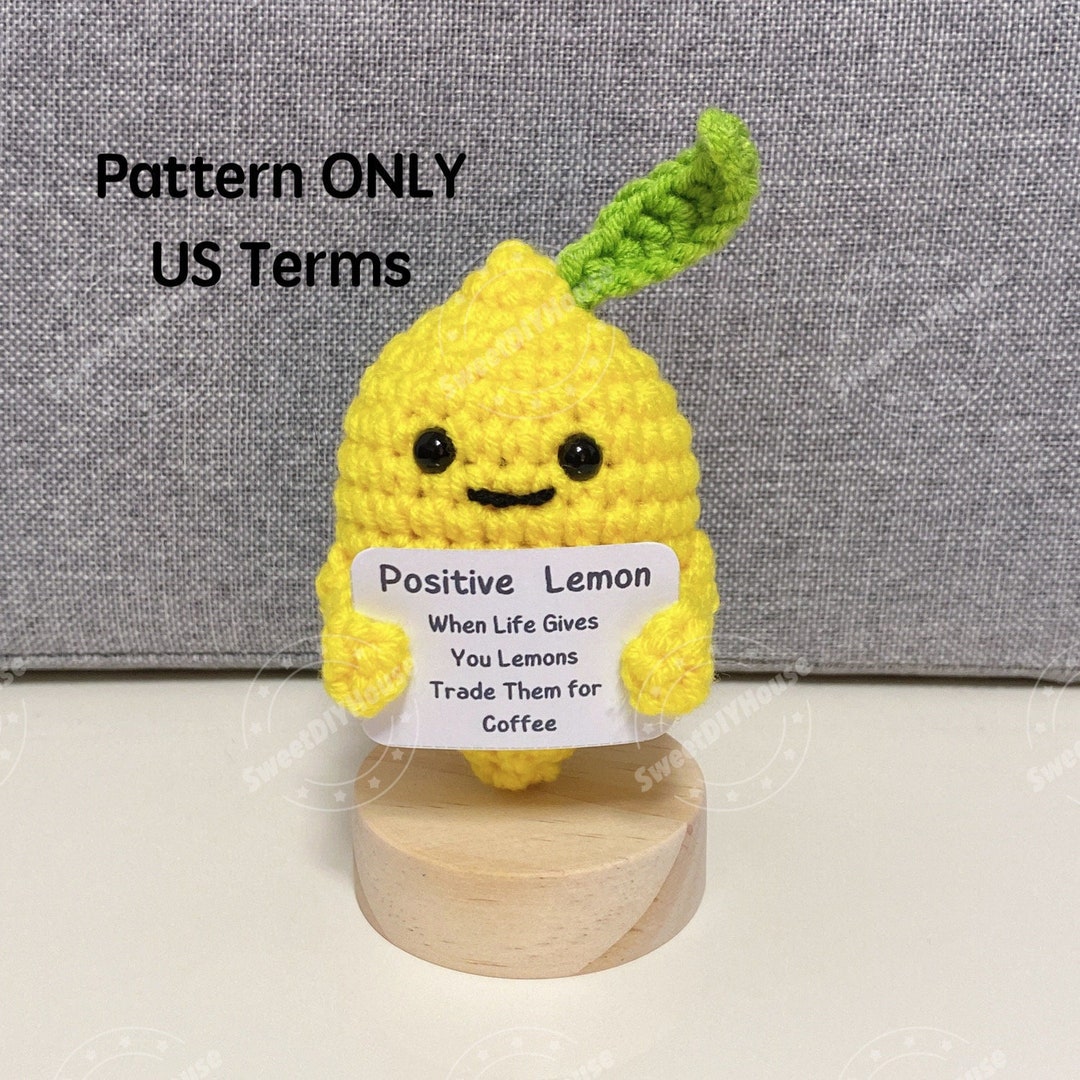 Positive Lemon Pattern US English Terms, Pick Me Up,coffee Table Decor ...