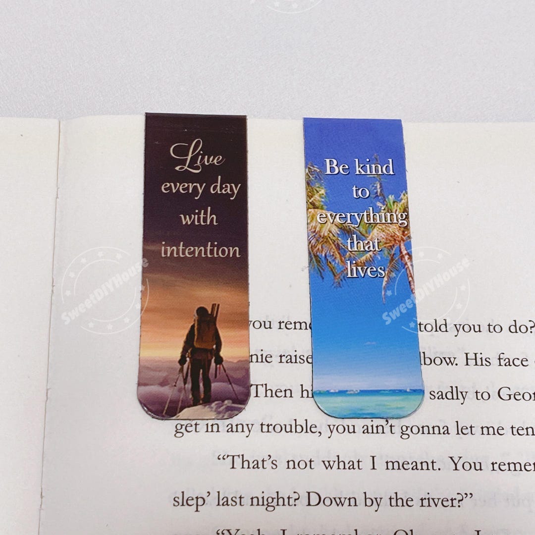 Magnetic Inspirational Quotes Bookmarks, Set of 6 or 12, Christian ...