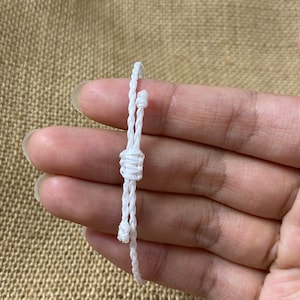 Minimalist Adjustable Macrame Bracelet Pattern for Ocean & Beach,aesthetic Handmade Friendship ...