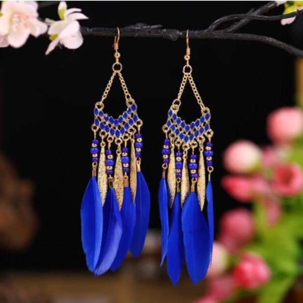 Bohemian Earrings - Etsy