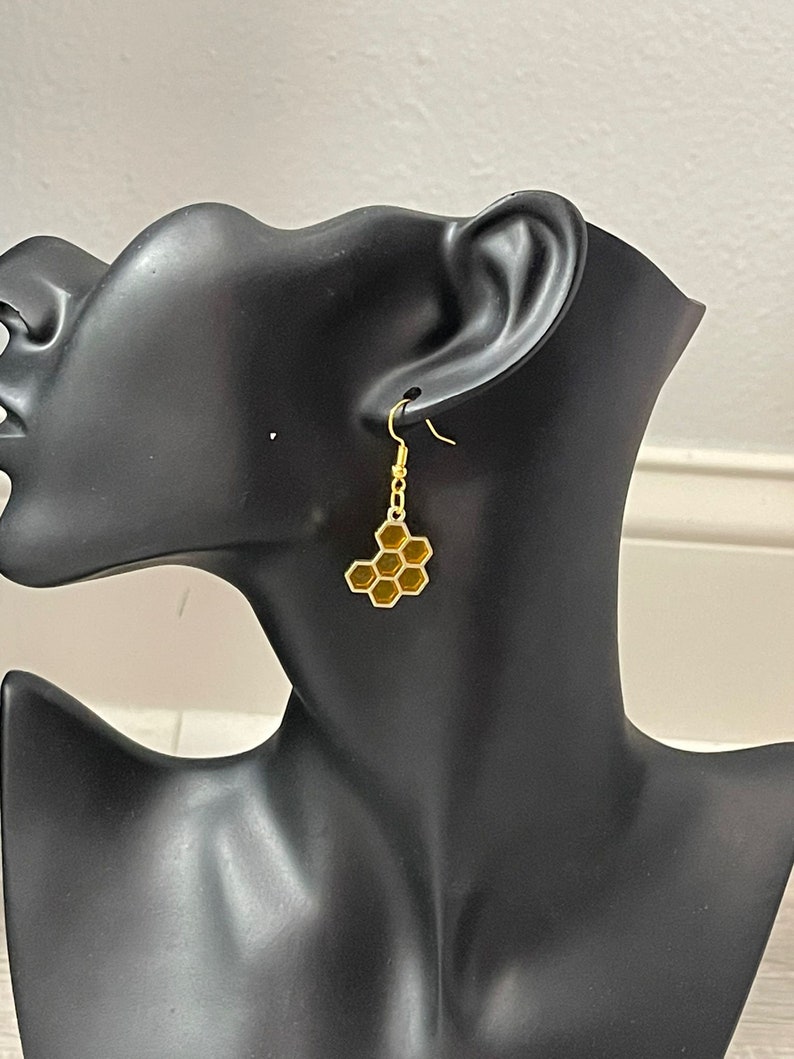 Honey Bee Dangling Womens Earrings - Etsy