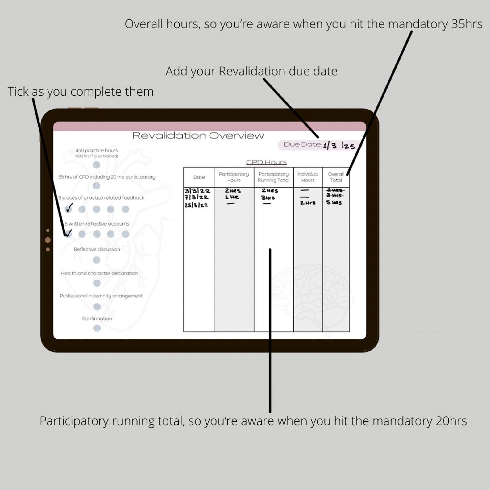 Nursing Revalidation Overview | Digital Download | Goodnotes and ...