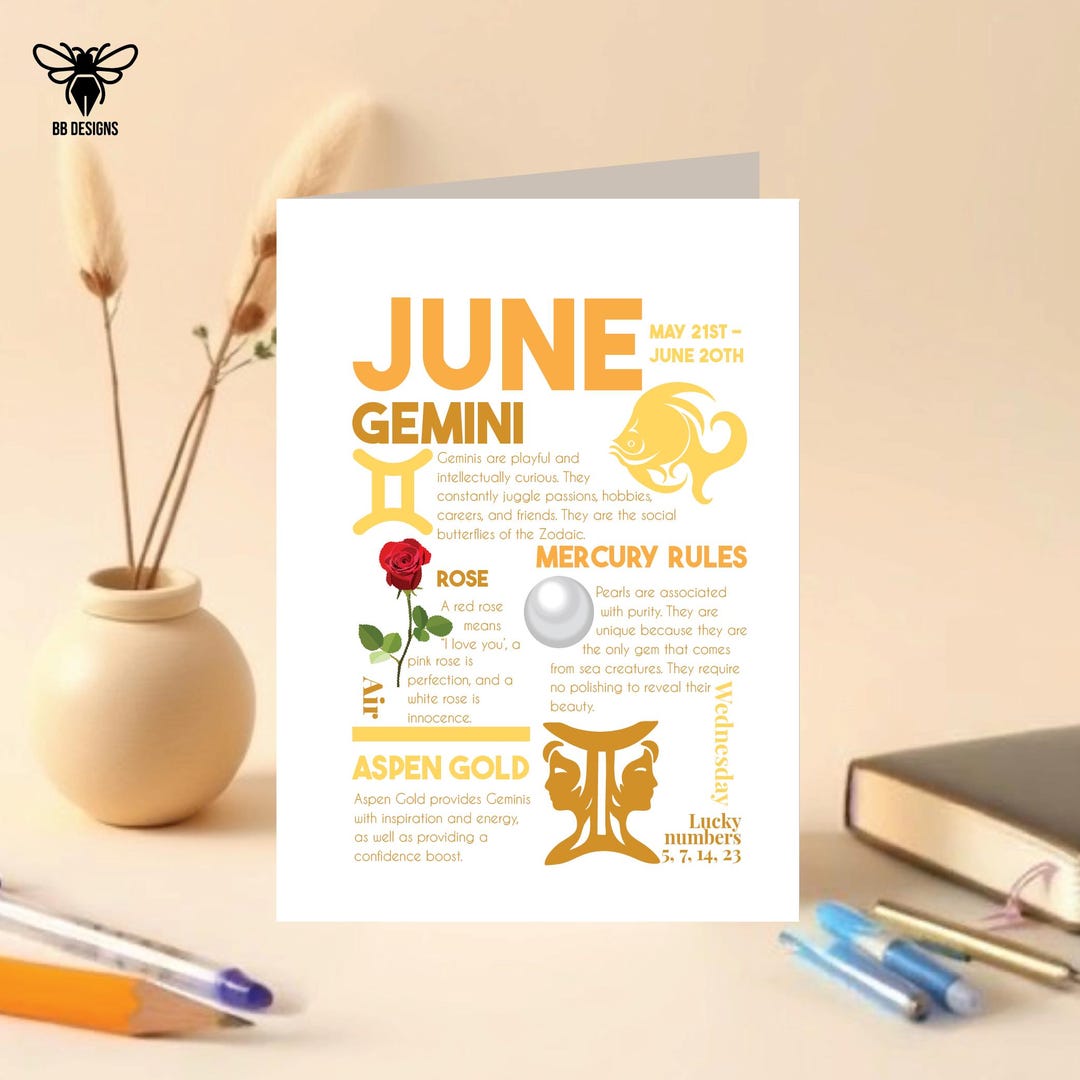 June Birthday, Gemini, Cancer, Zodiac Sign, Spirituality, Horoscope ...