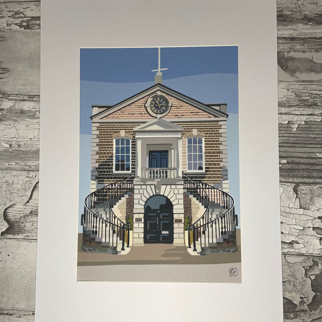 Guildhall Poole, Landscape, Digital Art Print, Dorset, Wall Art ...