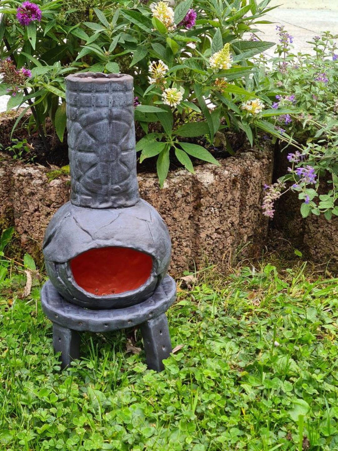 Mini Aztec Stove Lantern 2-piece 35 Cm Black for Garden - Etsy
