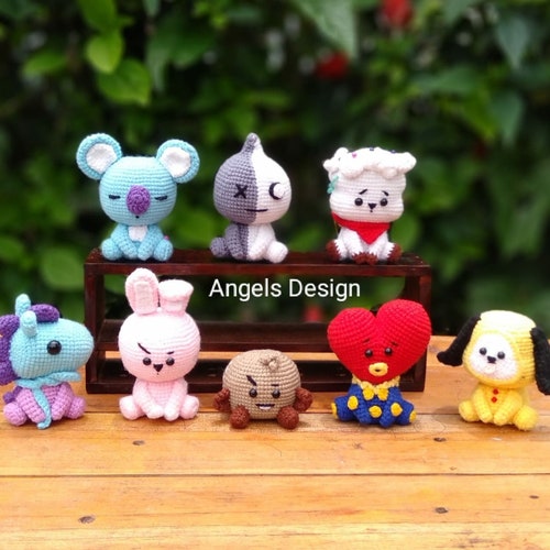 BT21 RJ Crochet Pattern - Etsy