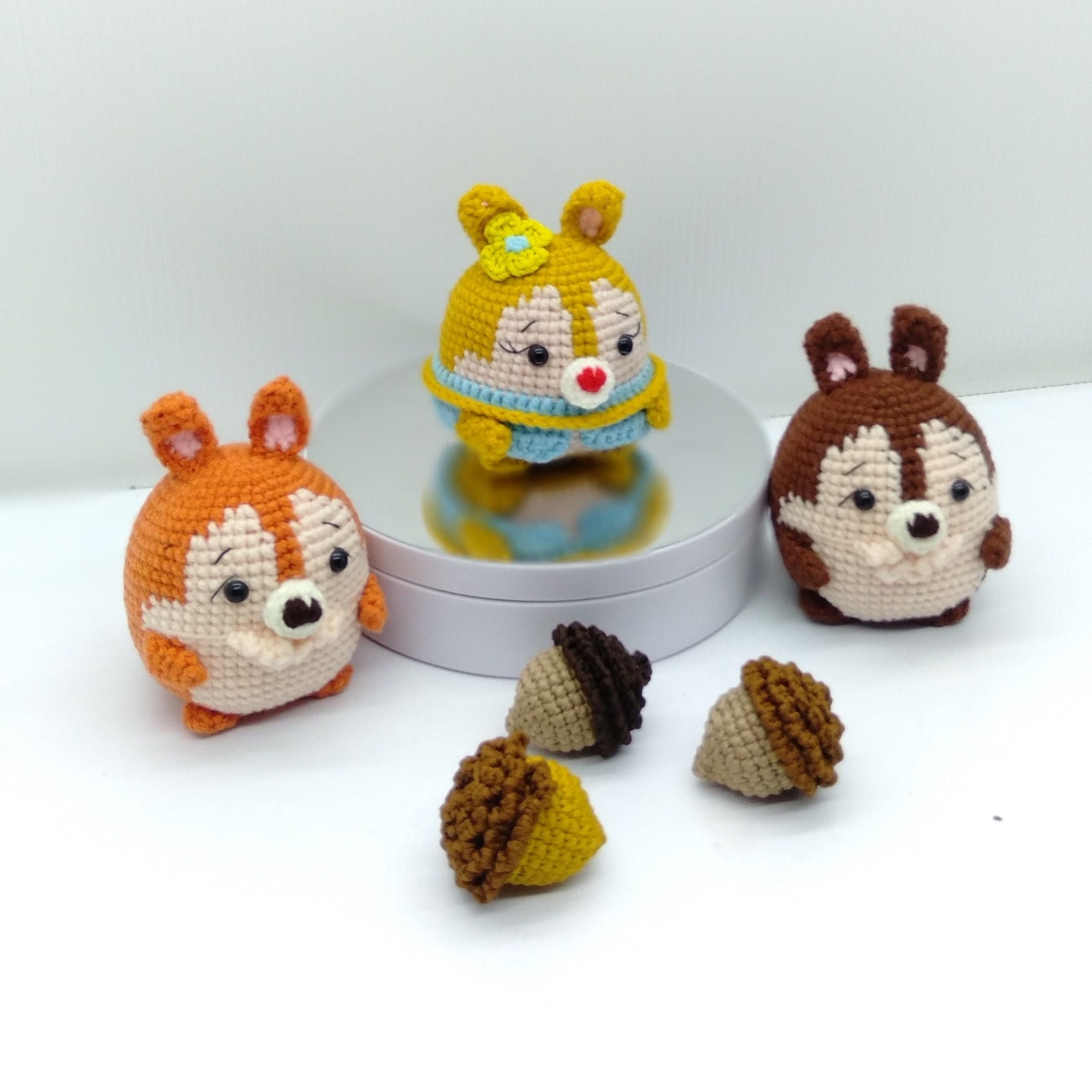 PDF Bundle Amigurumi Pattern Chibi Chip-dale-crslice - Etsy