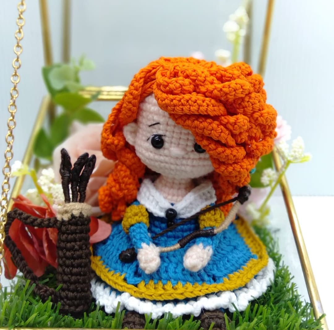Amigurumi Pattern || Princess Merinda Crochet Pattern - Etsy