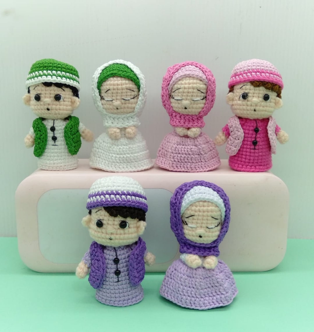 PATTERN BUNDLE AMIGURUMI|| Mini Hijab Couple Crochet Pattern - Etsy