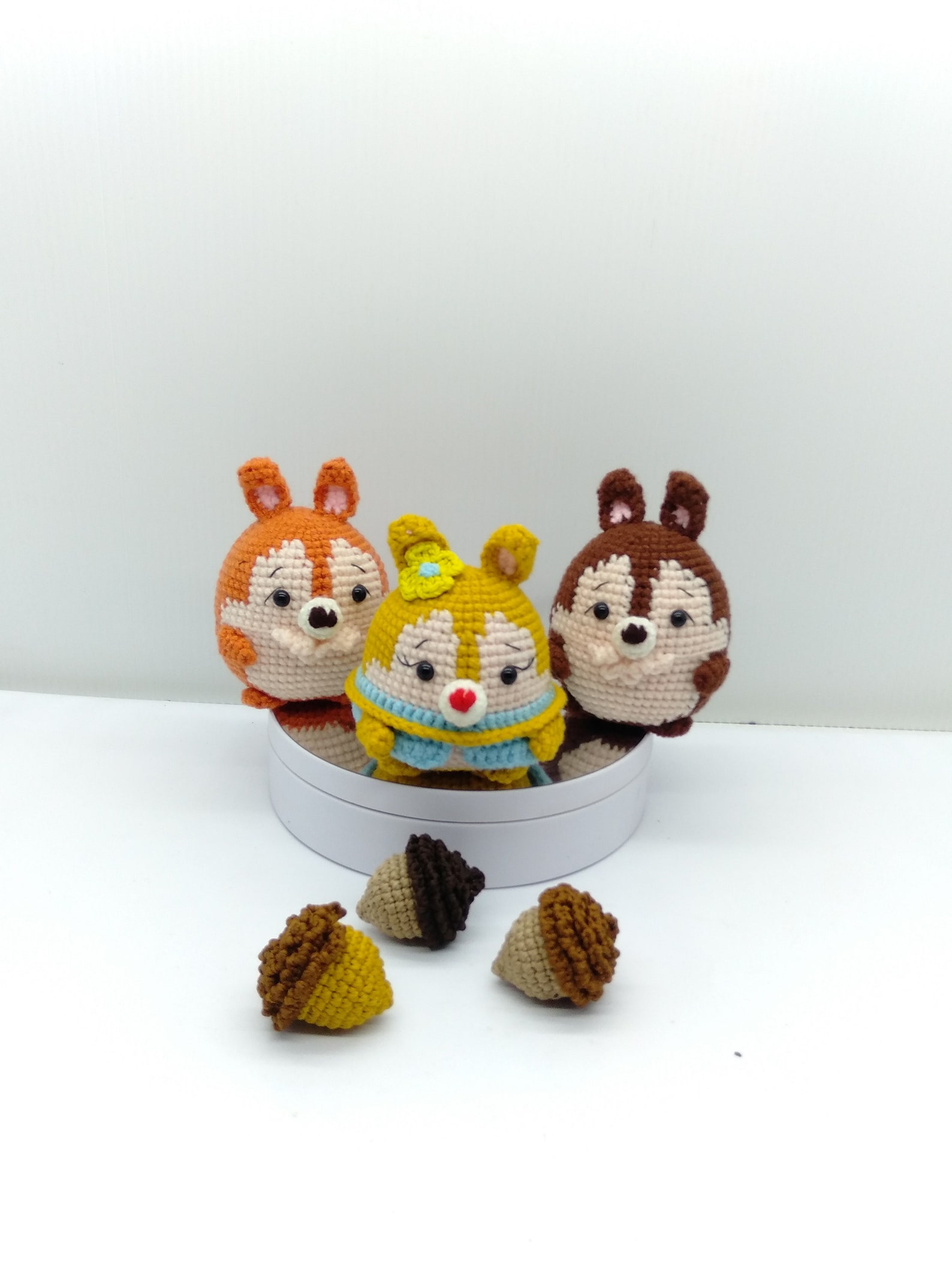 PDF Bundle Amigurumi Pattern Chibi Chip-dale-crslice - Etsy