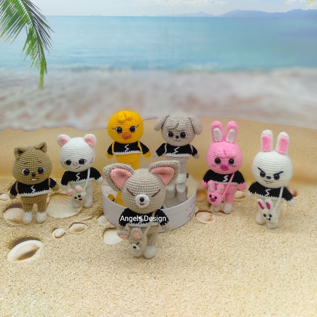 PDF BUNDLE AMIGURUMI|| Stray Kids Kpop Skzoo Crochet Pattern - Etsy