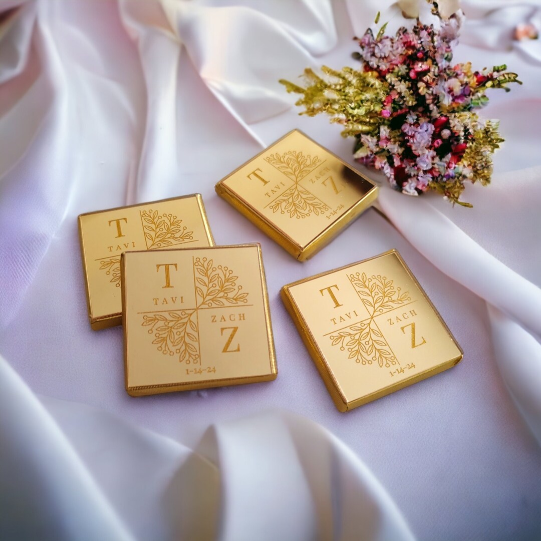 Chocolate Wedding Favors, Engagement Chocolate, Wedding Favours ...