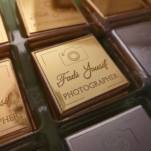 Custom Logo Chocolates - Etsy