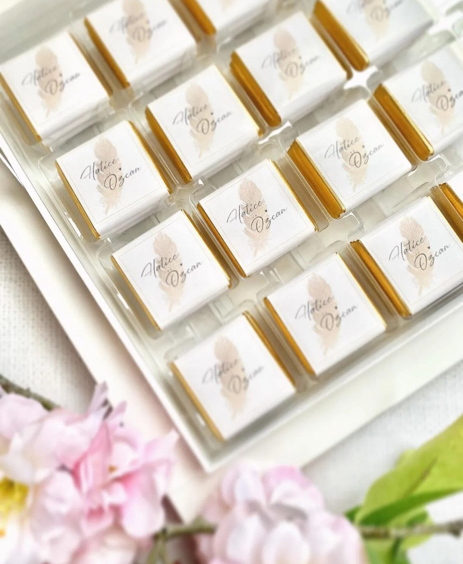 Personalized Wedding Chocolate, Wedding Favor Chocolate for Guests ...