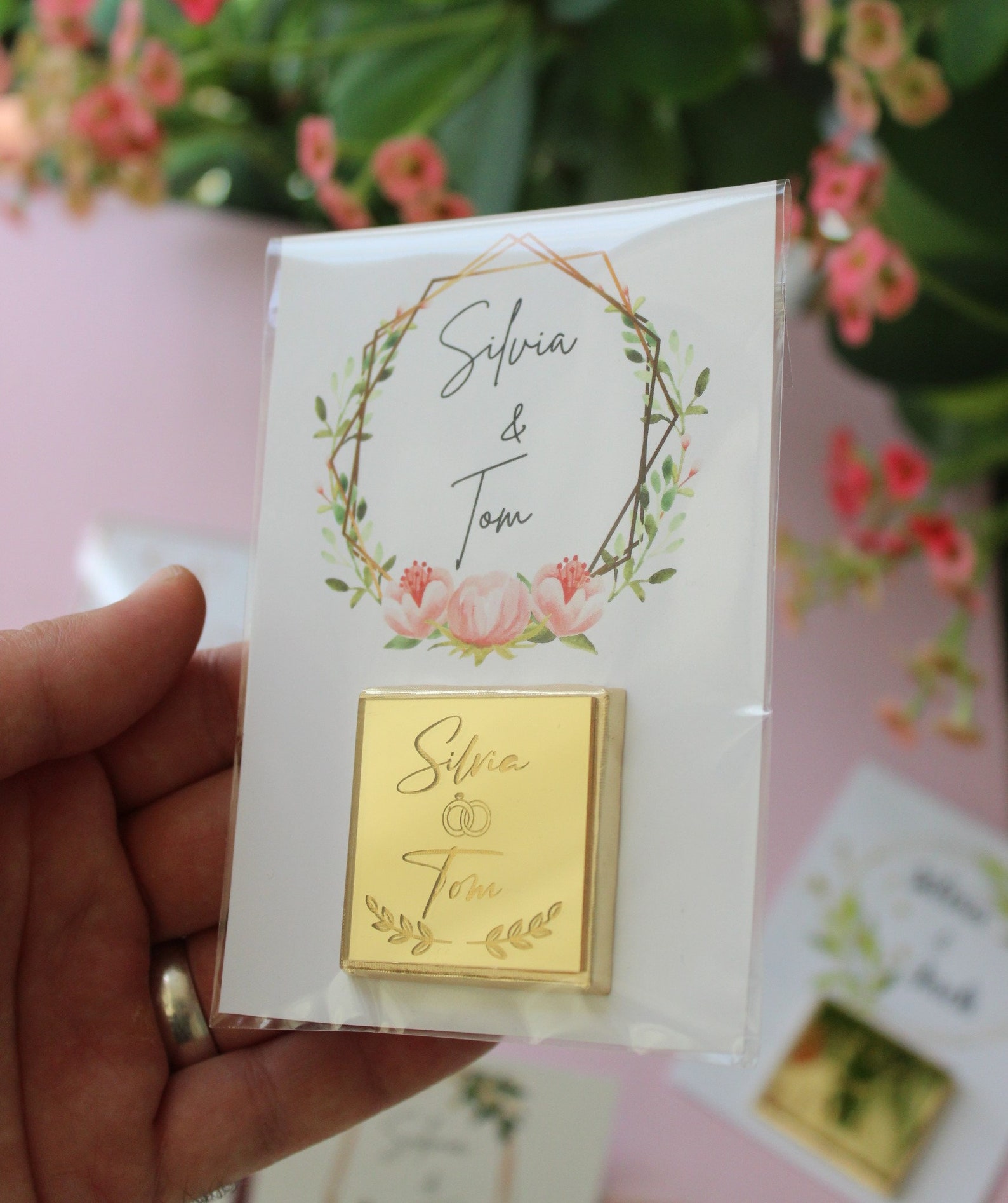Wedding Chocolate, Wedding Favors for Guests, Customized Chocolate ...