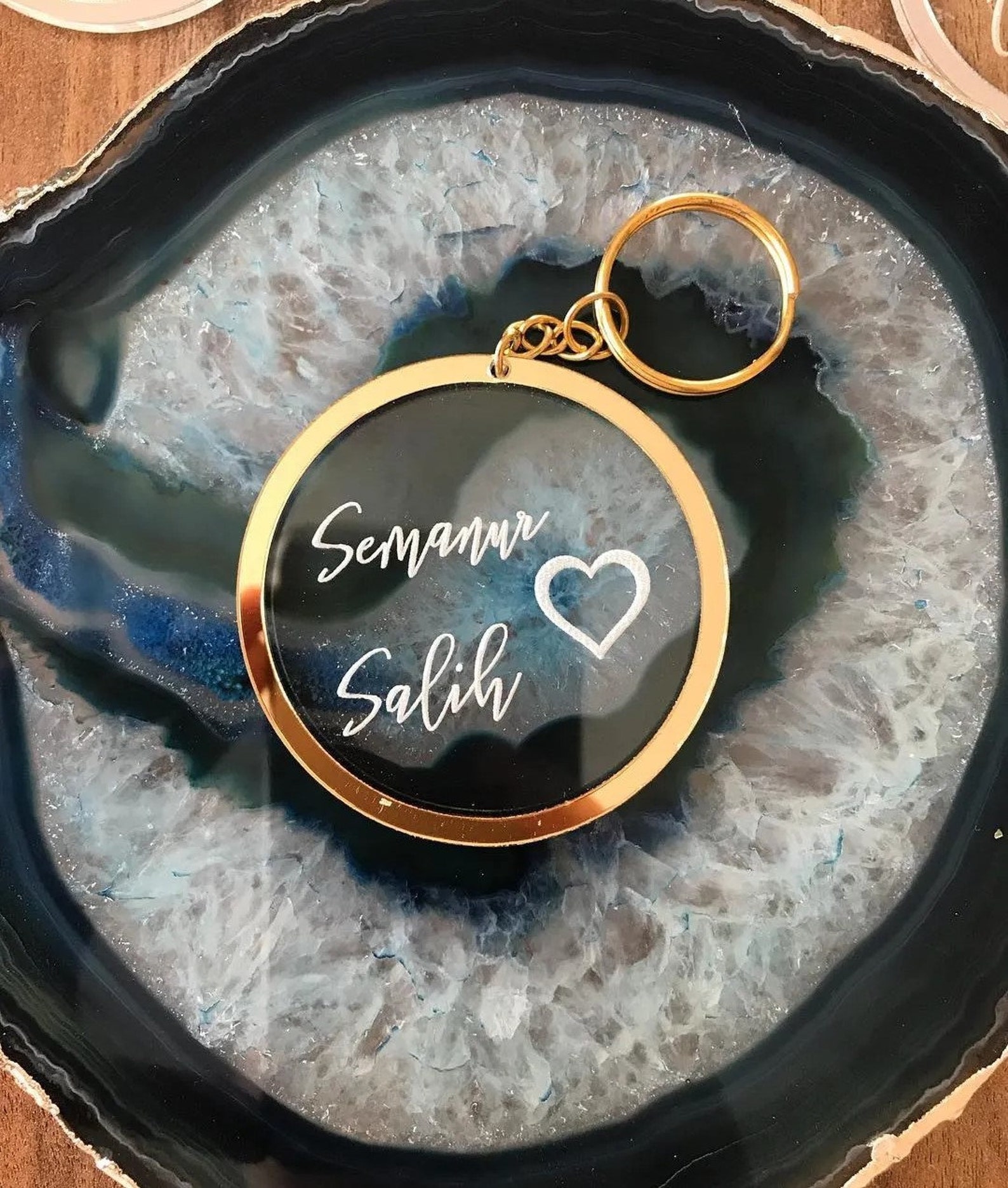 Personalized Name Keychain Wedding Favors for Guests Acrylic - Etsy