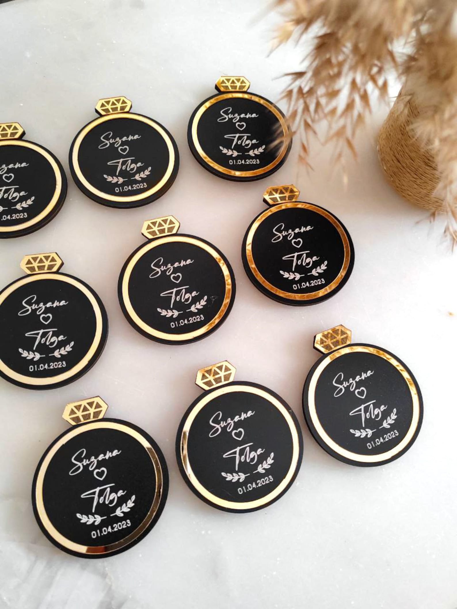 Wedding Favors Magnet, Acrylic Wedding Magnets, Thank You Favors ...
