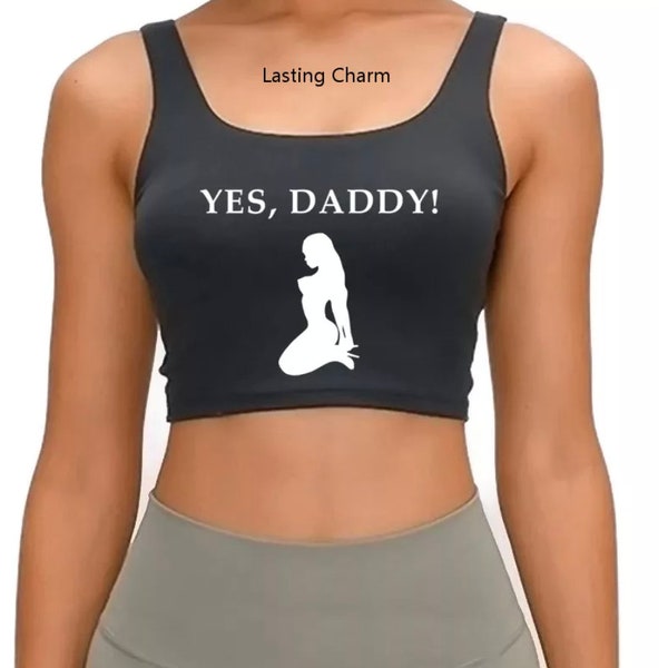 Yes Daddy Crop Tops - Etsy