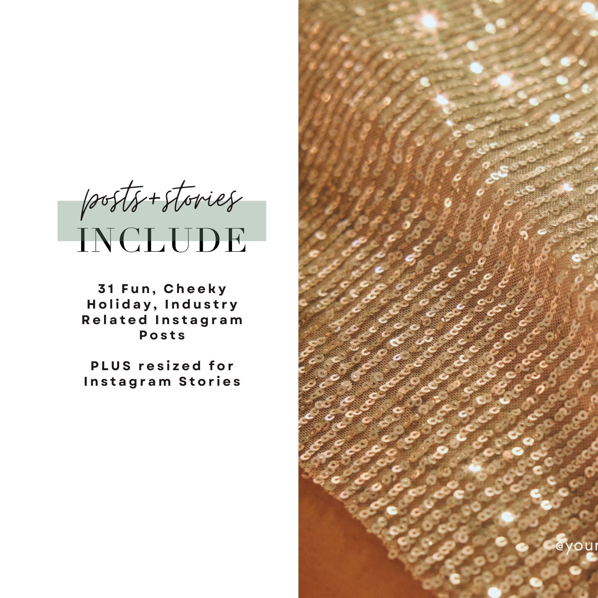 60 HOLIDAY Spray Tan Instagram Post & Stories Templates Christmas IG ...