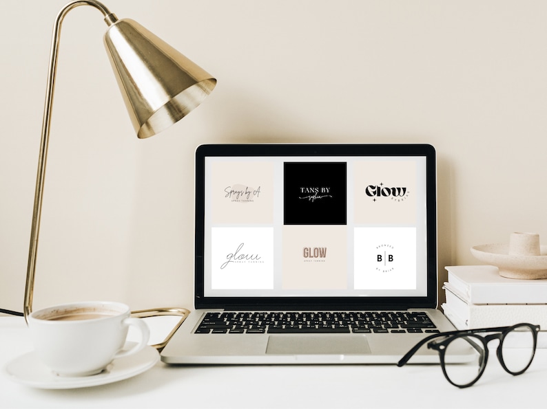 Spray Tan Logo Templates: 30 Editable Neutral Designs (canva) - Etsy