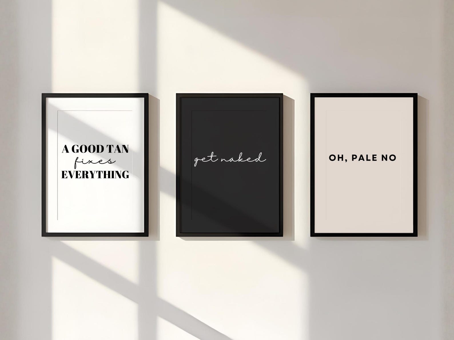 Spray Tan Posters Template: Minimalist Salon Decor (canva Editable) - Etsy