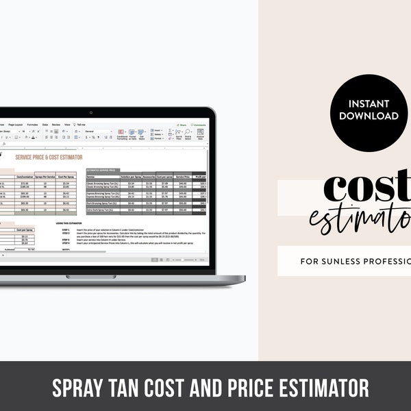 Salon Spreadsheet - Etsy