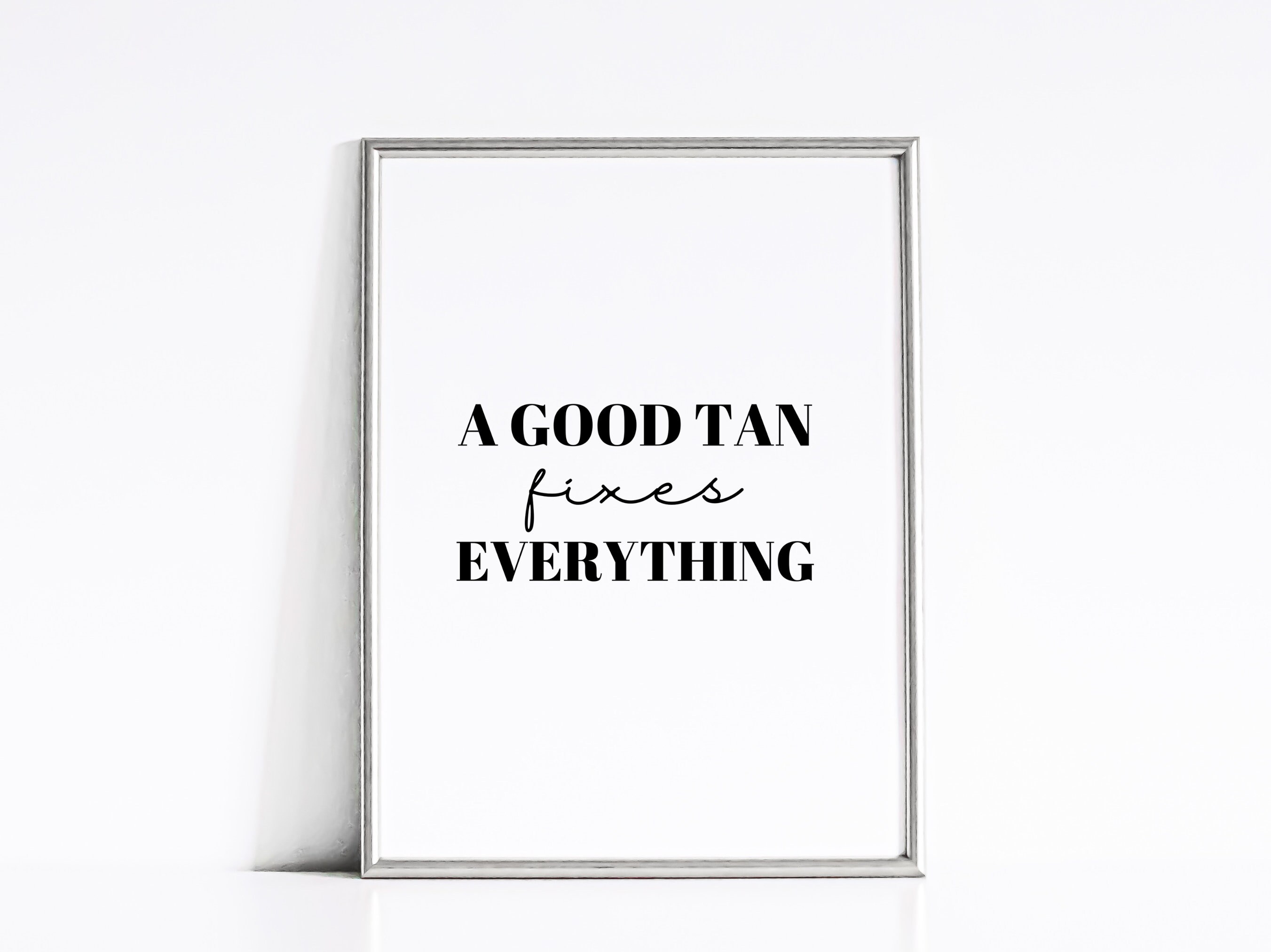 Spray Tan Posters Template: Minimalist Salon Decor (canva Editable) - Etsy
