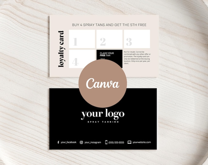 Editable Spray Tan Prep Card Template, DIY Artist Tanning Care Card ...