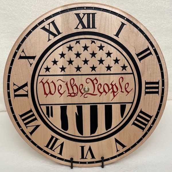 We the People Clock - Etsy